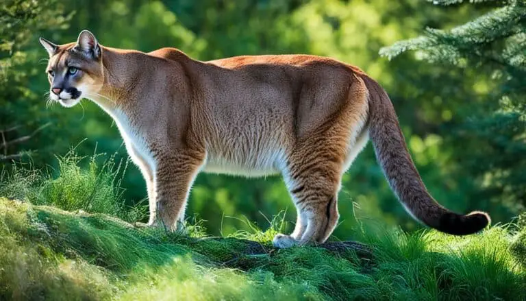 What types of habitats do cougars prefer in the USA?