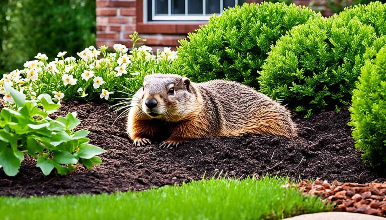 What types of habitats do woodchucks prefer?