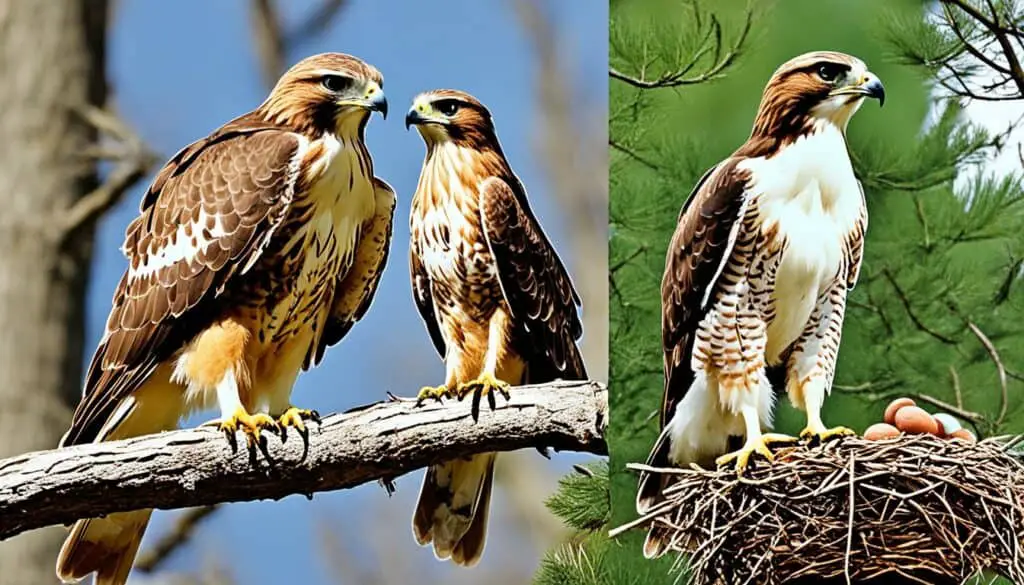 What is the lifespan of a red-tailed hawk in the wild?