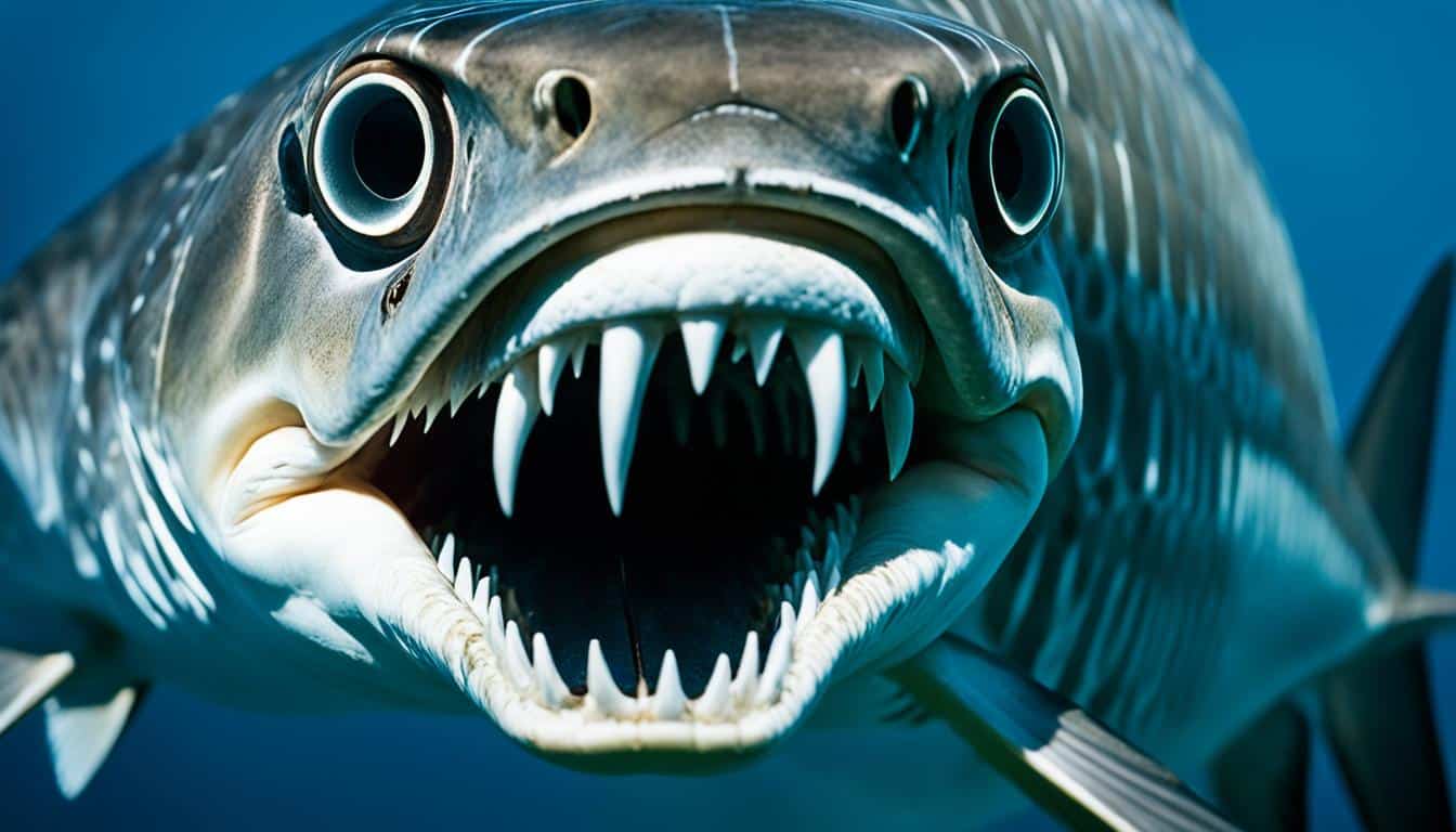 How do barracudas use their sharp teeth?