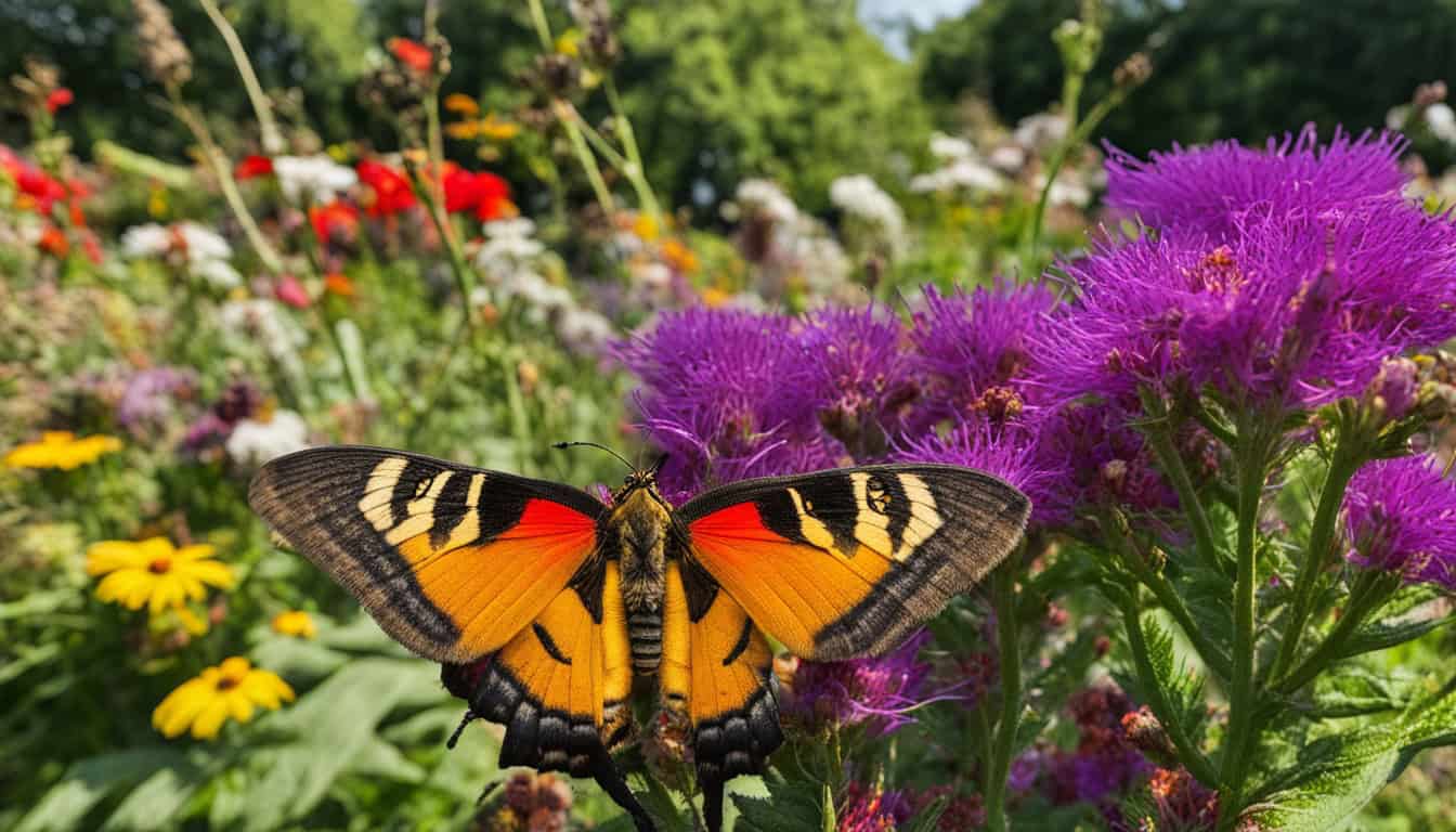 How do you attract native moths to your garden?