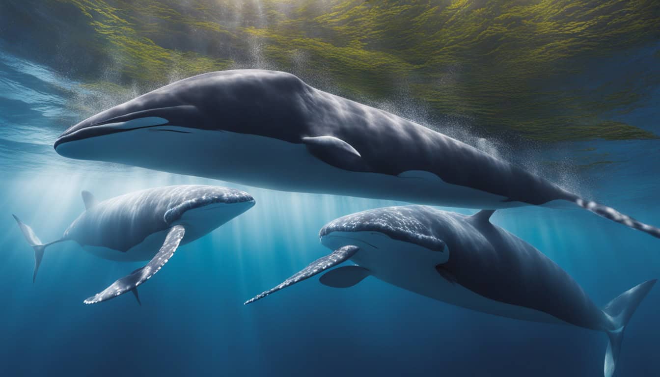 How do blue whales communicate?