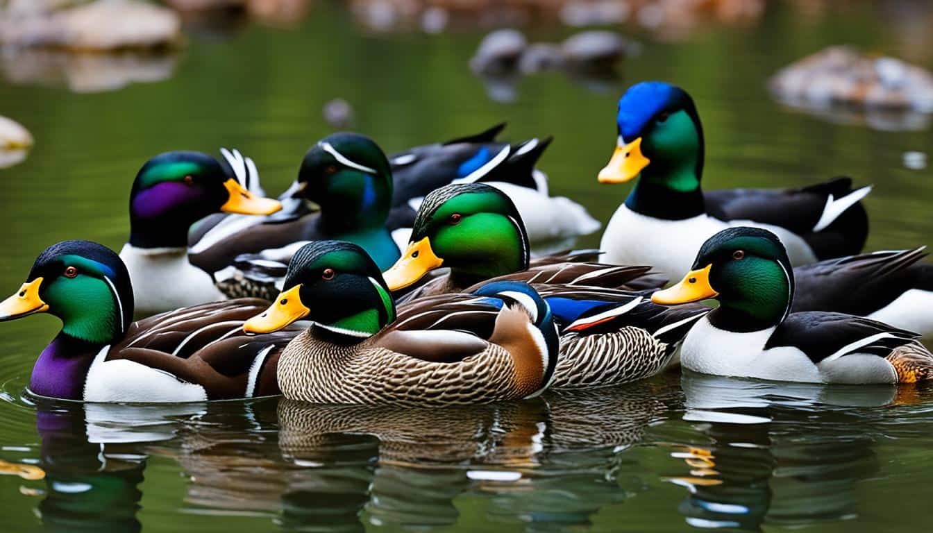 How do you identify different species of ducks in the USA?
