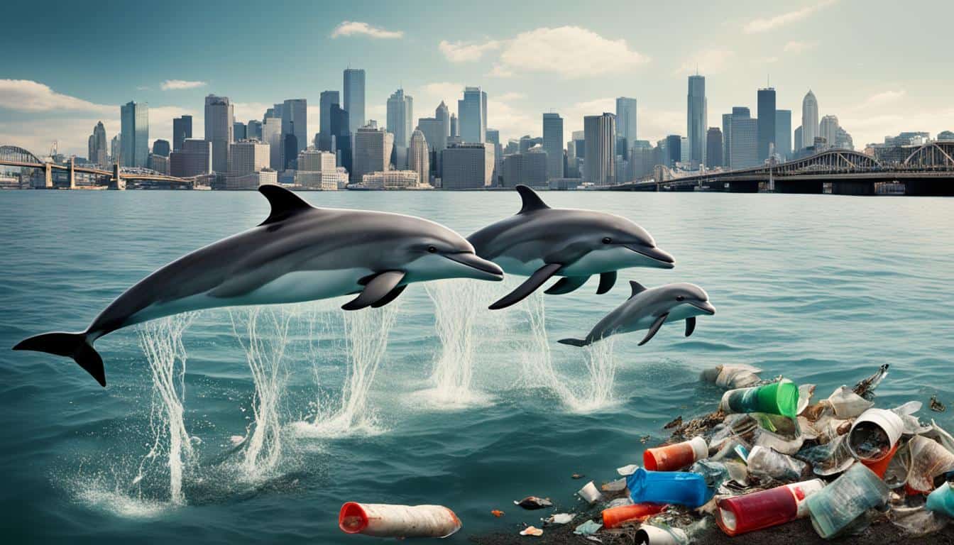 What threats do dolphins face?