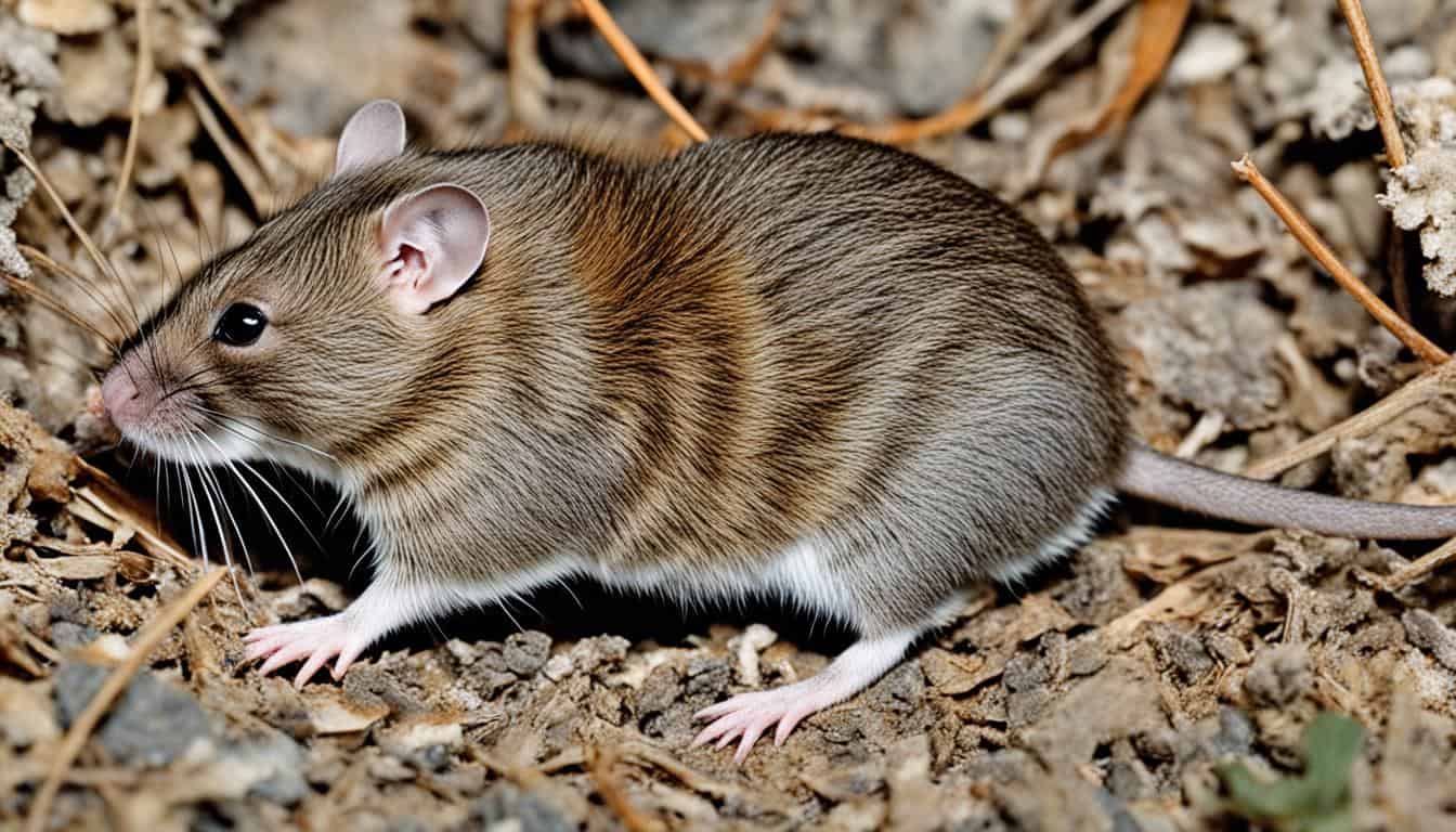 How do you distinguish between a rat and a vole?