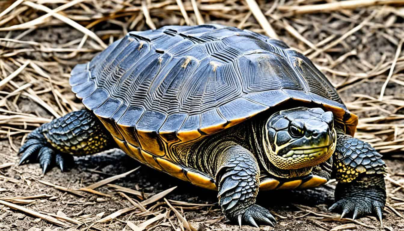 How do you identify a snapping turtle?