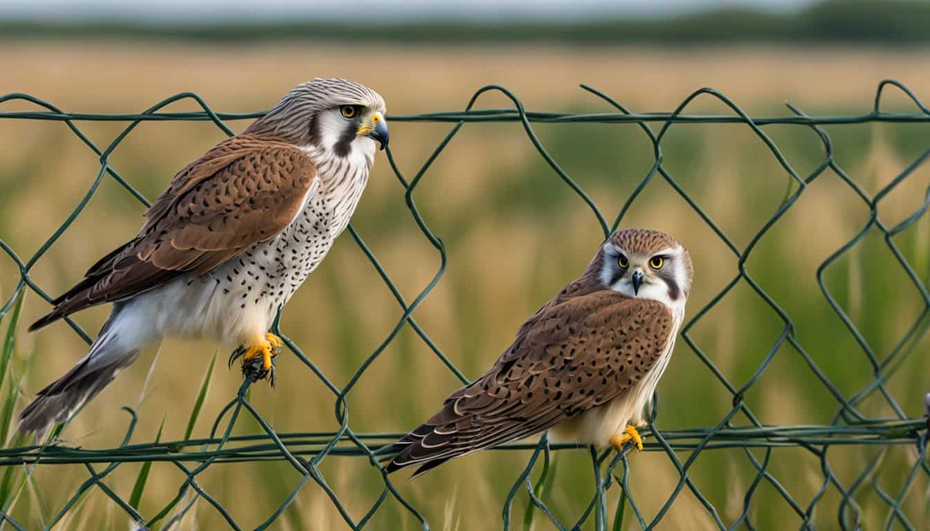 What is the range of the American kestrel?