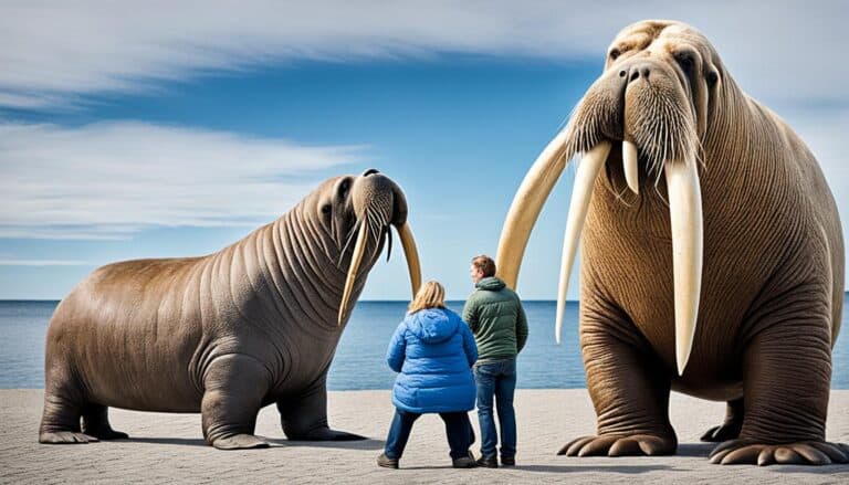 How big do walruses get?
