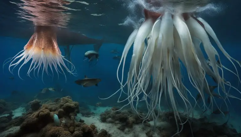 How do giant squids reproduce?