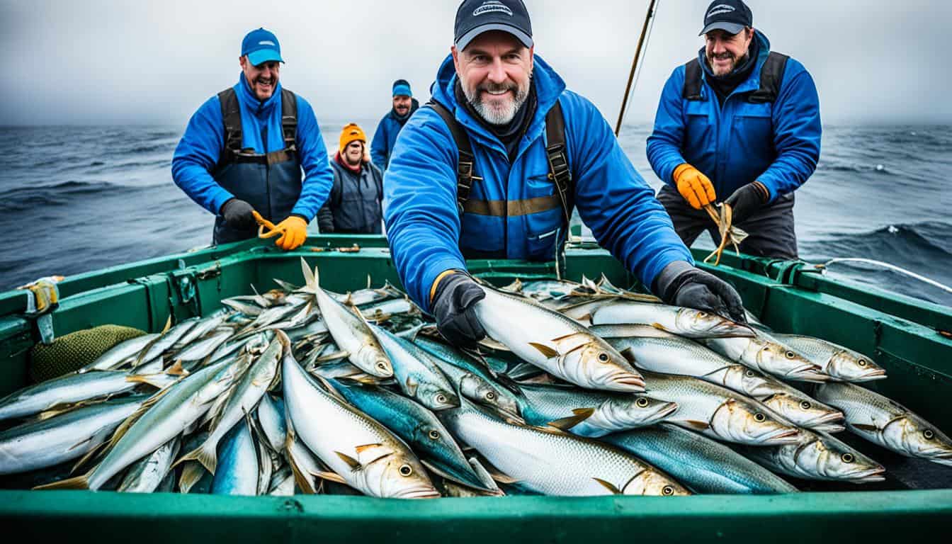 How are haddock caught by fishermen?