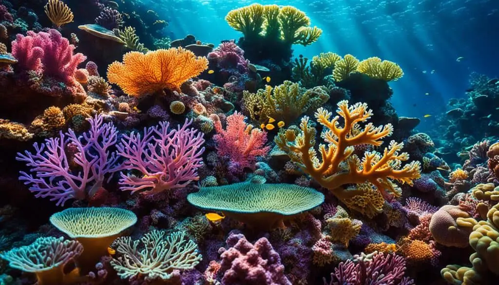 How do corals build reefs?