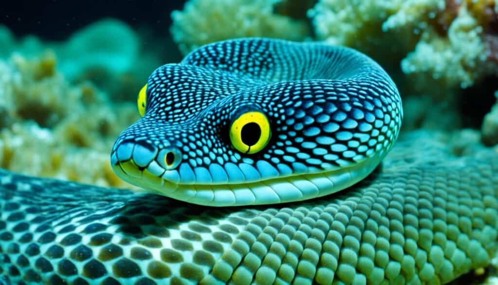 How do sea snakes breathe underwater?