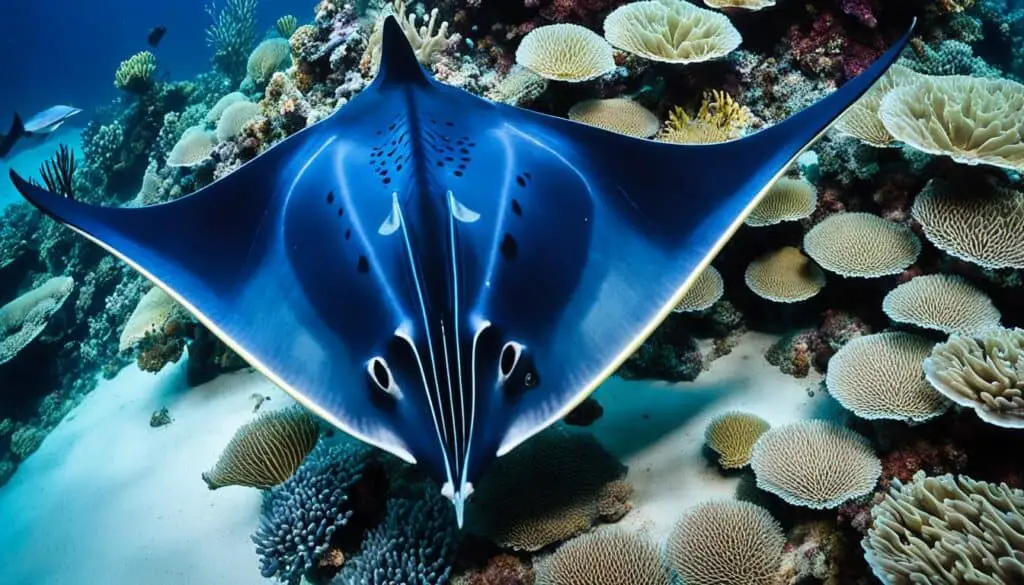 What are the different species of manta rays?