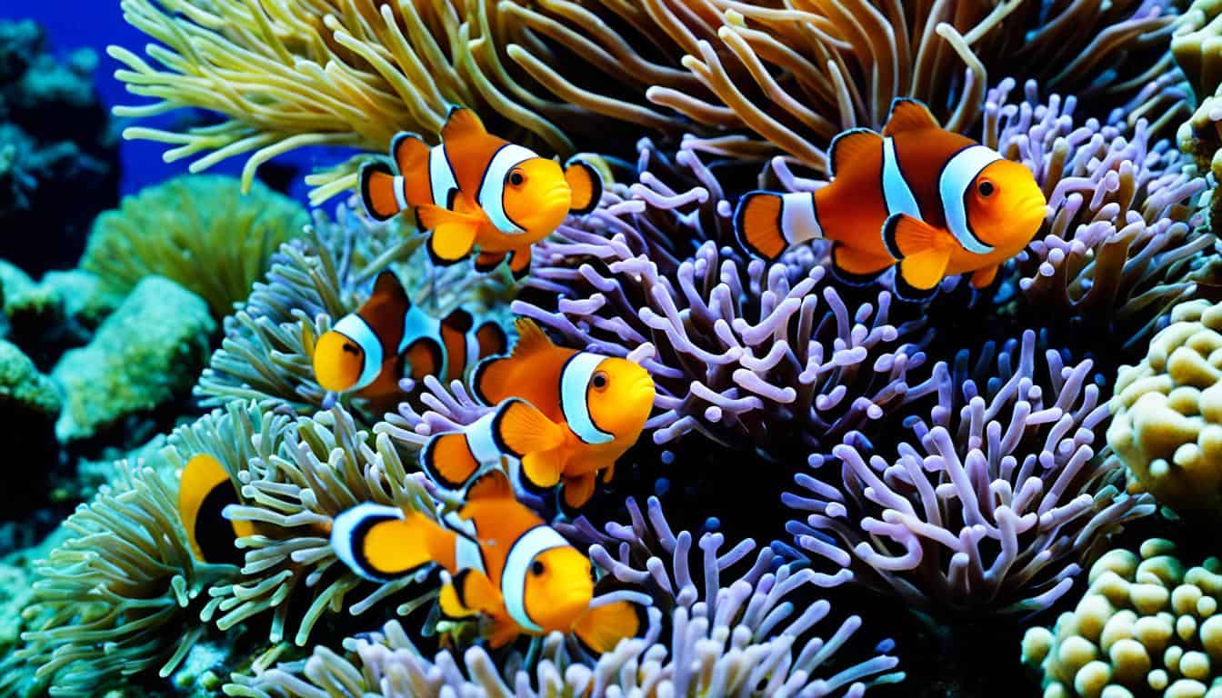 What do clownfish eat?