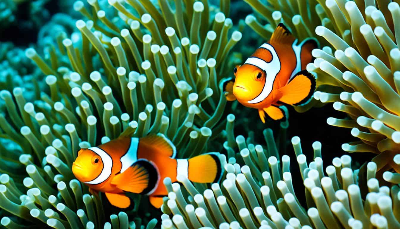 Why are clownfish orange and white?