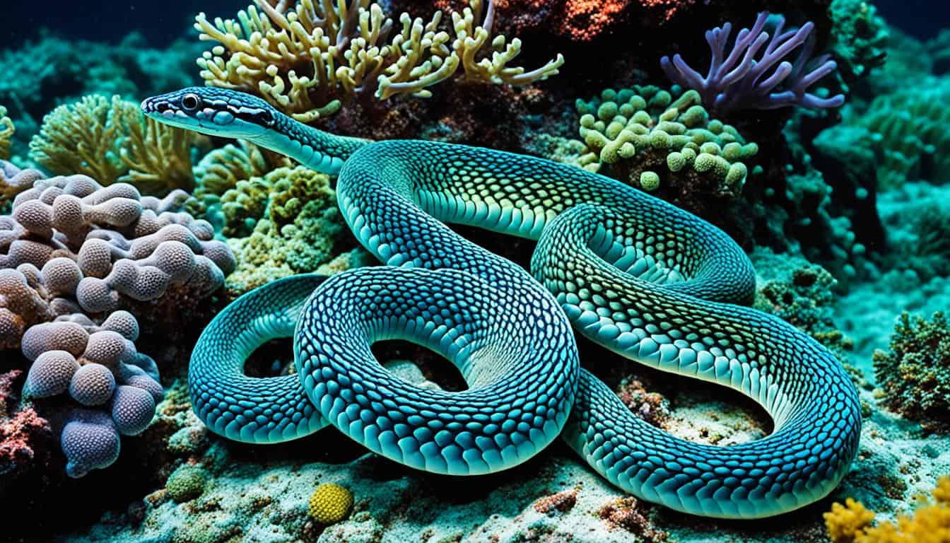 How do sea snakes breathe underwater?