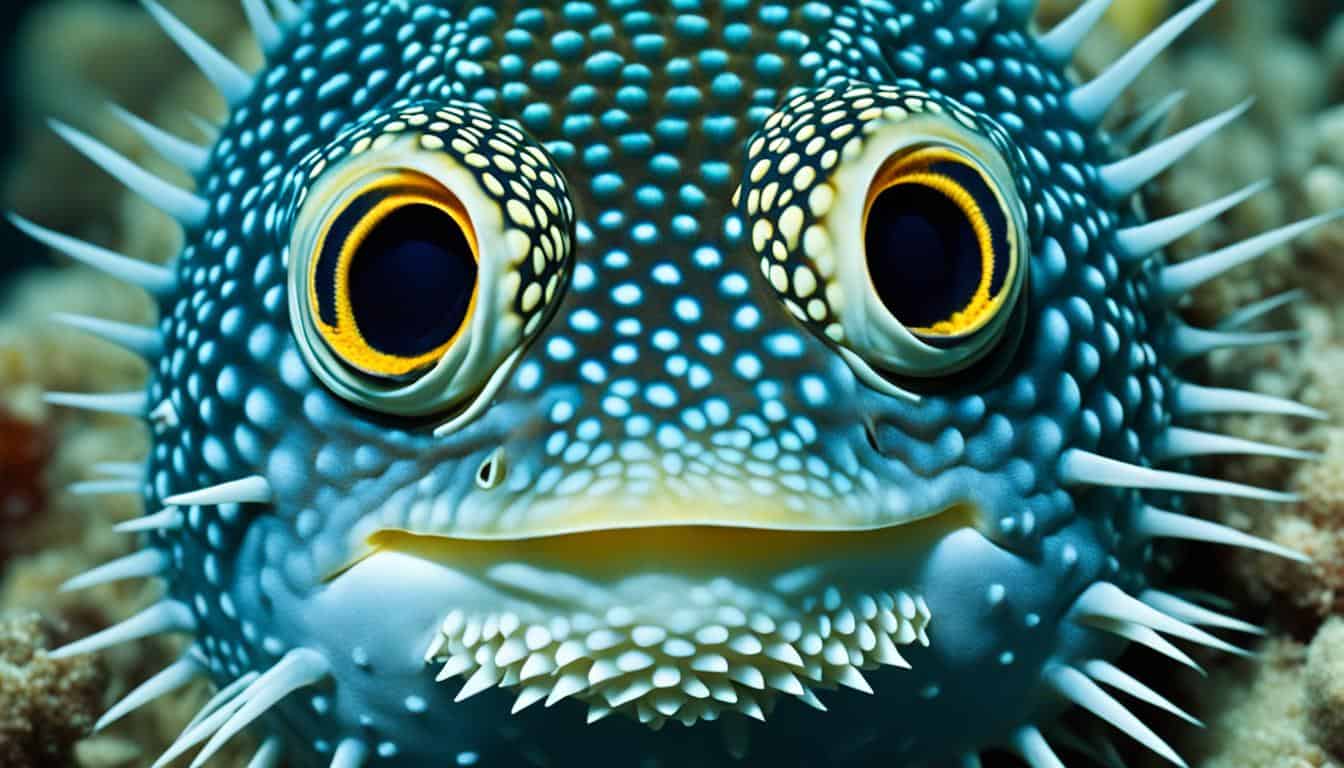 How do pufferfish hunt for food?