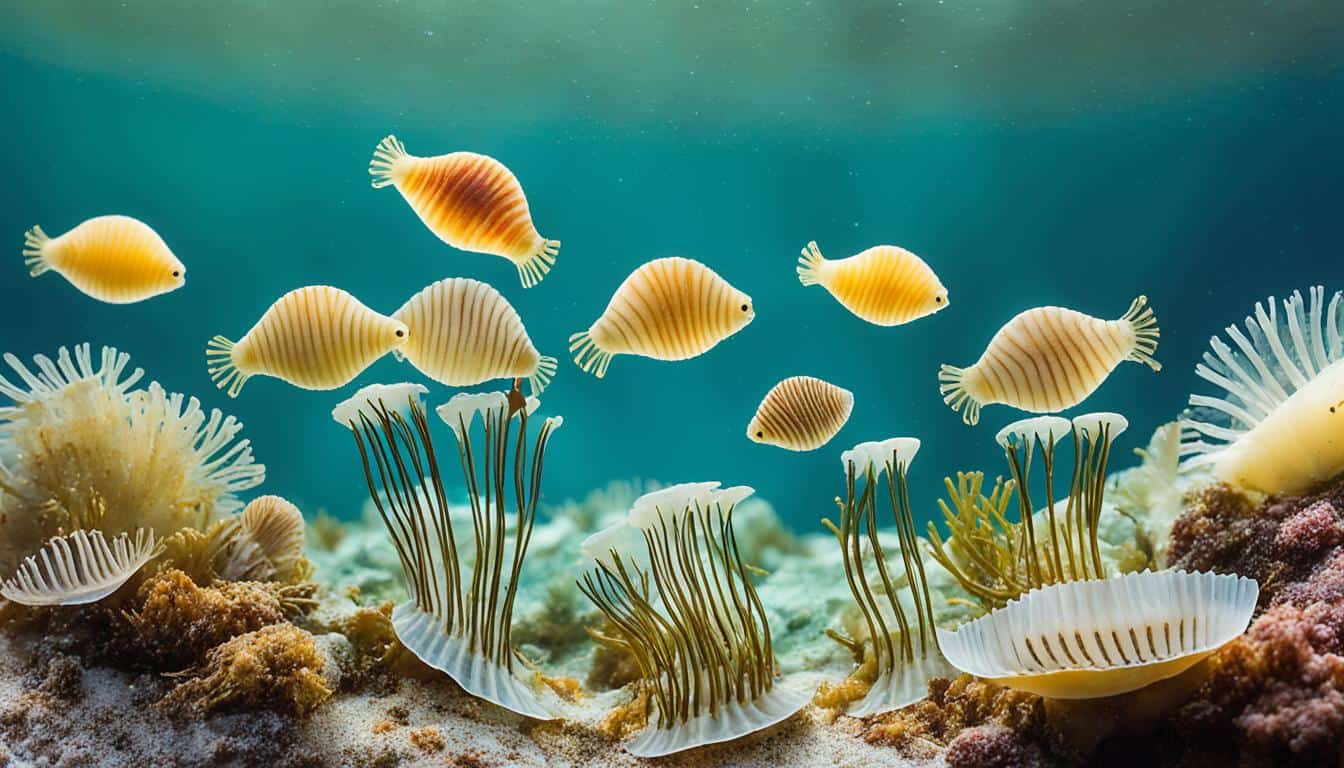 How do scallops reproduce?