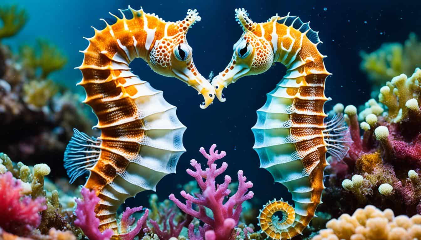 How do seahorses reproduce?