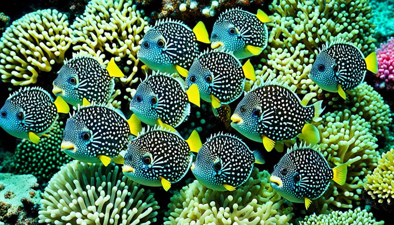 What are the different species of pufferfish?