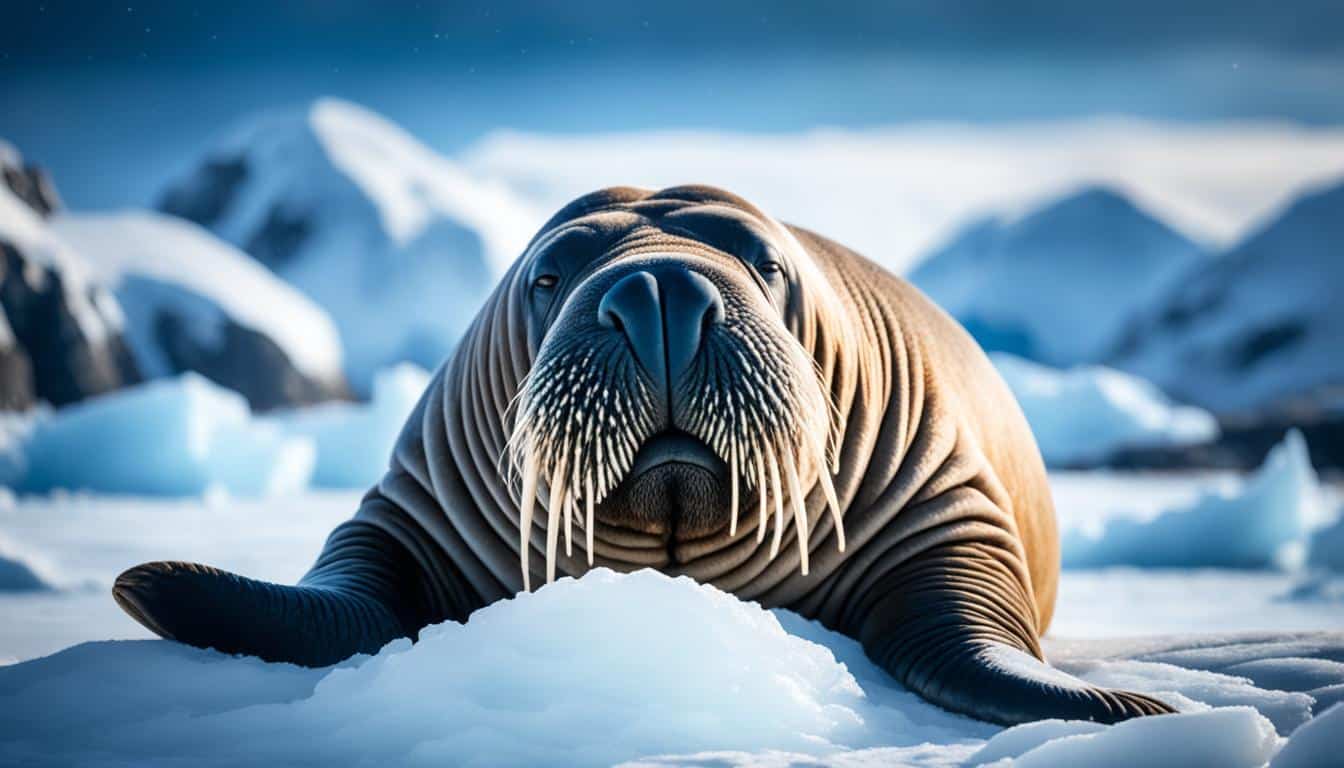 How do walruses sleep?